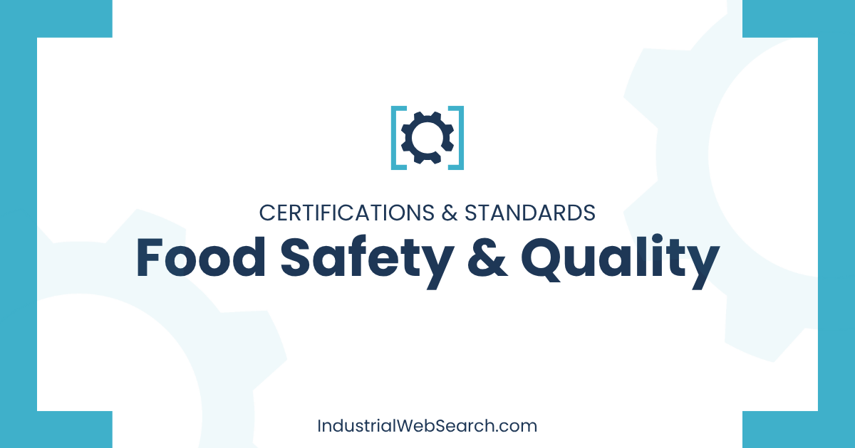 Food Safety Standards & Certifications | BRC, SQF, HACCP | IWS