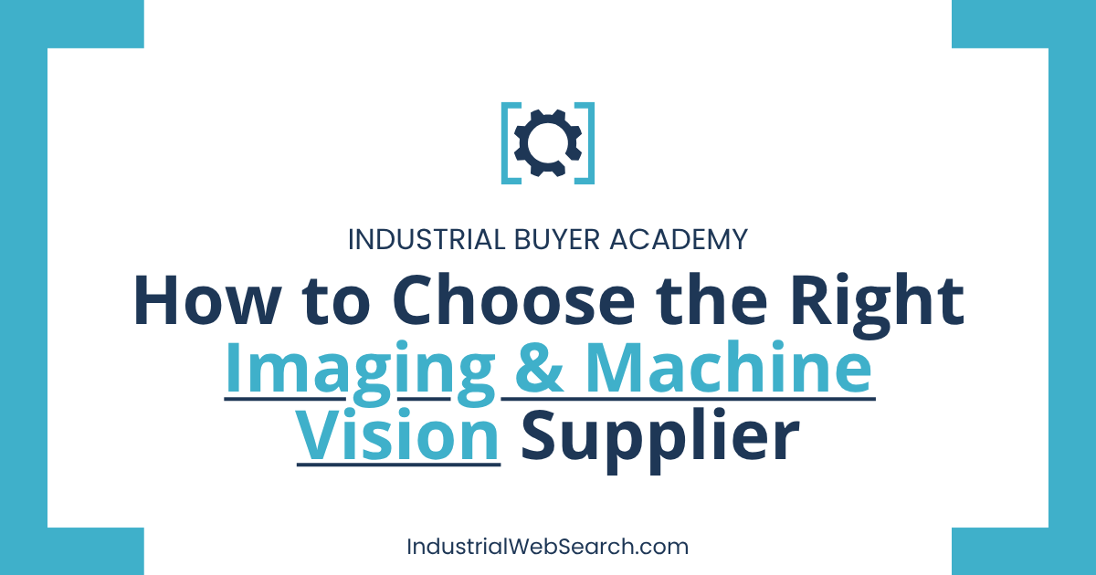 Industrial Imaging & Machine Vision Supplier Guide | IWS